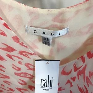 CAbi | Tops | Cabi Pink Leopard Animal Print Tank Xs Nwt | Poshmark